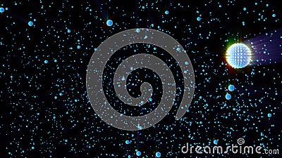 Subatomic World in a Futuristic Animation Stock Video - Video of ...