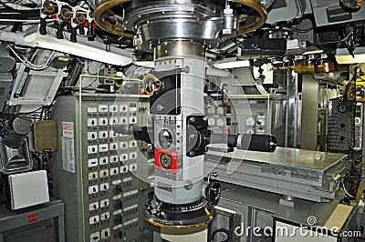 Submarine Control Room Stock Image - Image: 17699461