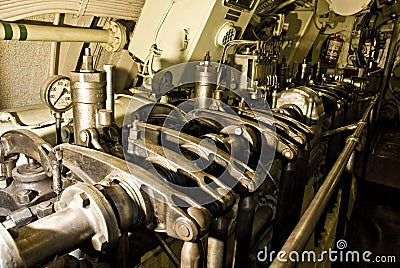 Submarine Engine Stock Photo - Image: 4138860