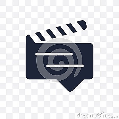 Subtitle Transparent Icon. Subtitle Symbol Design From Cinema Co Vector ...