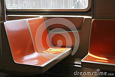 Subway Seats Stock Images - Image: 1175114
