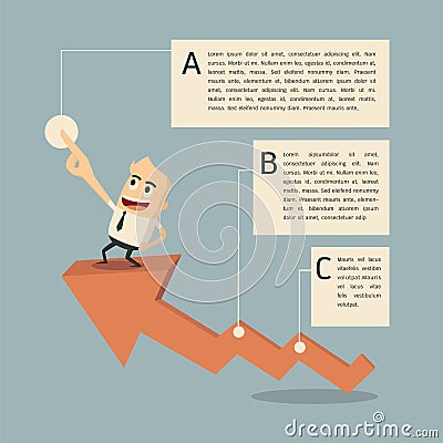 Success Graph Infographic Royalty Free Stock Photos - Image: 31149088