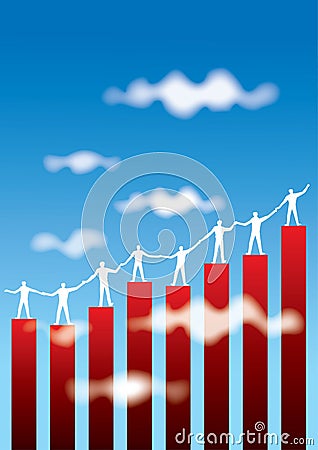 Successful Growing Team Royalty Free Stock Photo - Image: 13611215