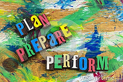 Plan Prepare Perform Action Success Determination Achievement ...