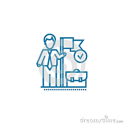 Successfully Completed Project Linear Icon Concept. Successfully ...