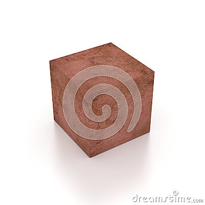 Suede Textured Cube Royalty-Free Stock Photo | CartoonDealer.com #63691797