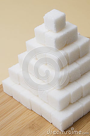 Sugar Cubes Pyramid Stock Image | CartoonDealer.com #17384809