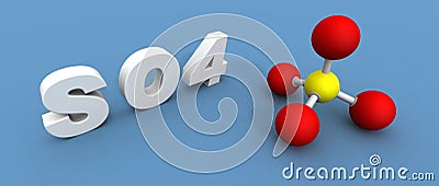Sulfate Molecule Stock Photo | CartoonDealer.com #8439048