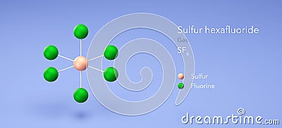 Sulfur Hexafluoride Molecule, Molecular Structures, Sulphur ...