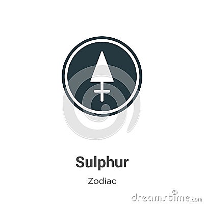 Sulphur Vector Icon On White Background. Flat Vector Sulphur Icon ...