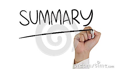 Summary Concept Stock Photo - Image: 49048467