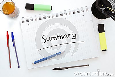 Summary Stock Illustration | CartoonDealer.com #141210871