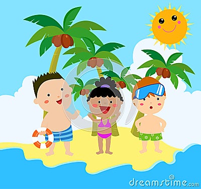 Summer Kids Stock Photos - Image: 35297333