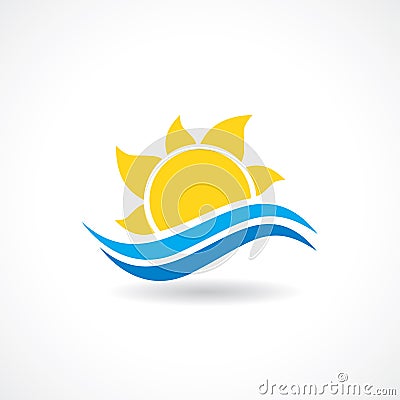 Summer Sun Wave Stock Vector - Image: 41546361