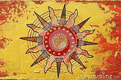 Sun Artwork Royalty Free Stock Photo - Image: 4268045