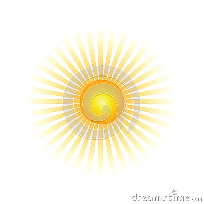 Sun Beam Vector Illustration | CartoonDealer.com #3129954