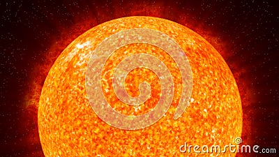 Sun on Fire (HD Animation Loop) Stock Footage - Video of star ...