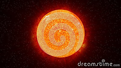 Sun on Fire (HD Animation Loop) Stock Video - Video of sunbeam, heat ...