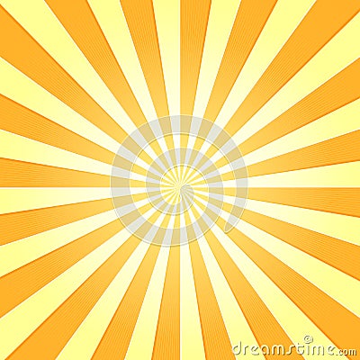 Sun With Rays Star Burst Television Vintage Background Cartoon Vector ...