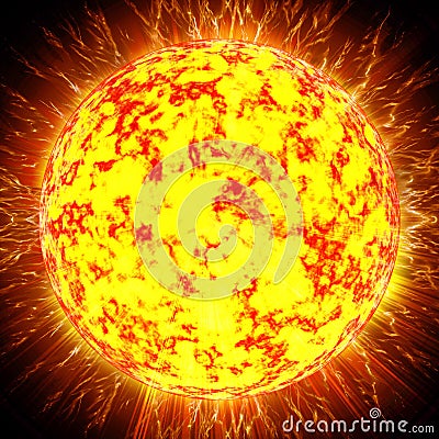 Sun In Space Stock Photography - Image: 6535422