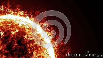 Sun Surface and Solar Flares Animation Stock Footage - Video of gamma ...