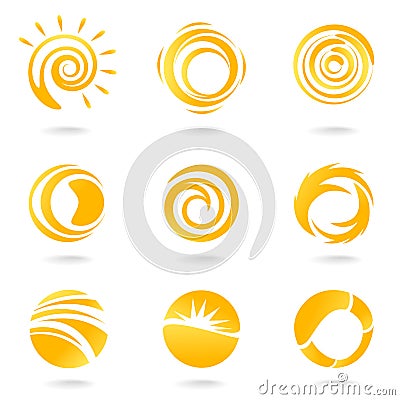 Sun Symbols Stock Photos - Image: 16503573