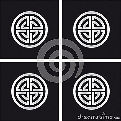 Sun Wheel, Celtic Solar Symbol Stock Photo - Image: 7716540