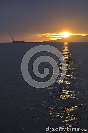 Sunset clouds, the evening glow, sunset glow, sun, - Stock Image ...