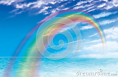 Sunset Rainbow Stock Photography - Image: 3478422