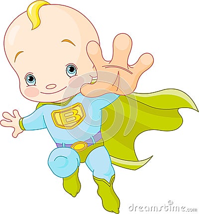 Super Baby Royalty Free Stock Photography - Image: 28133517