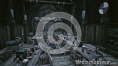 Super cool viking village stock video. Video of snow - 244884657