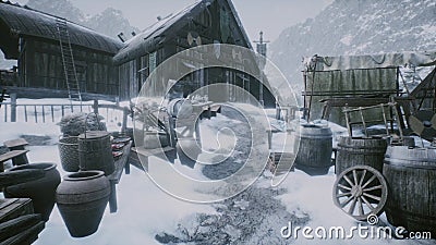 Super cool viking village stock video. Video of environment - 244884697