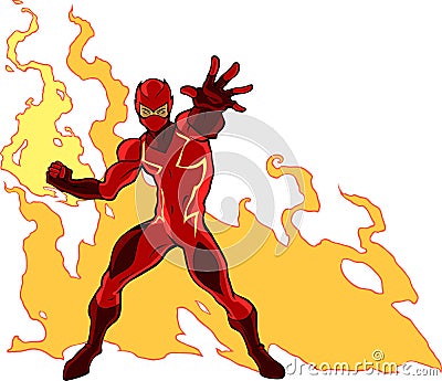 Super Fire Hero Royalty Free Stock Photography - Image: 23110157
