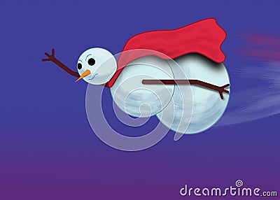 Super Snowman Royalty Free Stock Photo - Image: 22944875