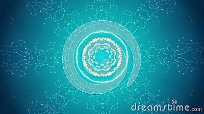 Blue Star Explosion Into The Creation Of A Beautiful Nebula Of Plexus ...