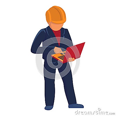 Supervisor Construction Icon, Cartoon Style | CartoonDealer.com #155040931