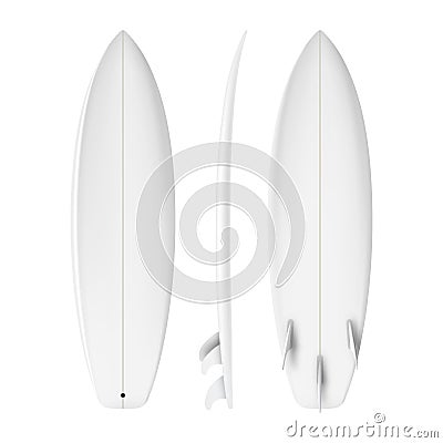 Surfboard Isolated Realistic Vector Stock Vector - Image: 56450496