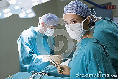 Surgeon Getting Ready To Operating On A Patient Stock Photography ...