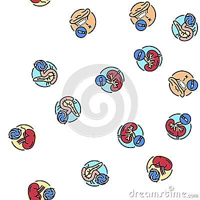 Surgery Operate Room Invasive Seamless Pattern Vector | CartoonDealer ...