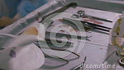 Surgical Instruments And Instruments In The Operating Room, During ...