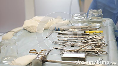 Surgical Instruments Prepare for Surgery in Operating Room Surgical ...