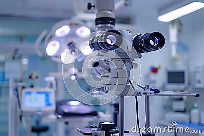 Surgical Microscope In Operating Room Royalty-Free Stock Image ...