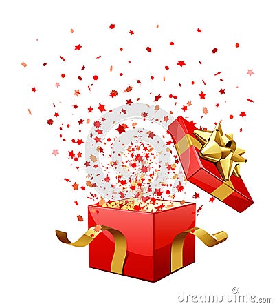 Surprise Gift Box Royalty Free Stock Images - Image: 17464369