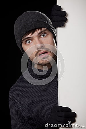 Burglar stock image. Image of criminal, vandalism, house - 10798627