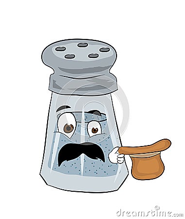 Surprised Salt Cartoon Stock Illustration | CartoonDealer.com #48898105