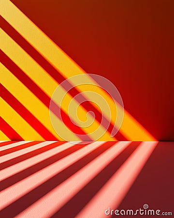 Surreal Light Rays And Shadow Intersections Stock Photography ...