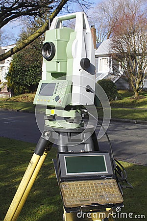 Surveying Transit Royalty Free Stock Images - Image: 23138559