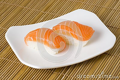 Sushi - Salmon Nigiri Stock Photos - Image: 2757143
