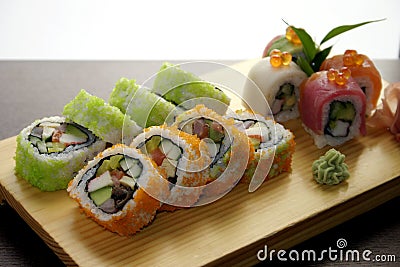 Sushi Traditional Japanese Food Royalty Free Stock Image - Image: 798356