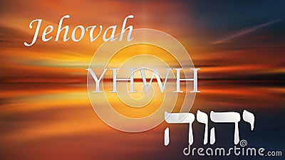 YHWH Hebrew God Name, Tetragrammaton, Yahweh JHVH ,Yahveh In Hebrew ...